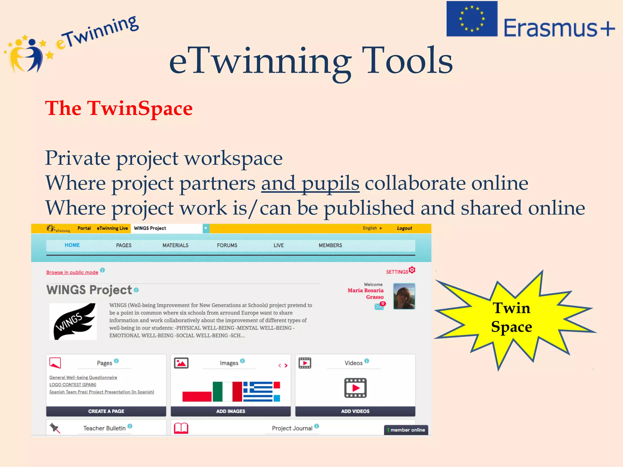 E twinning training - Greece - Erasmus WINGS | PPT