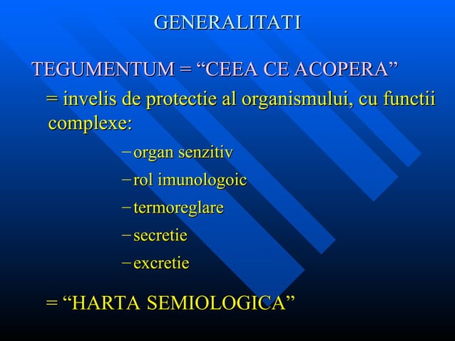 Curs tegumente și mucoase facultate medicina | PPT