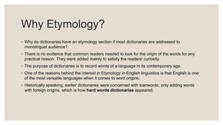 Etymology | PPTX