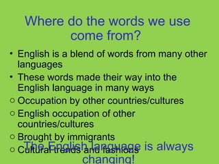 Etymology | PPT
