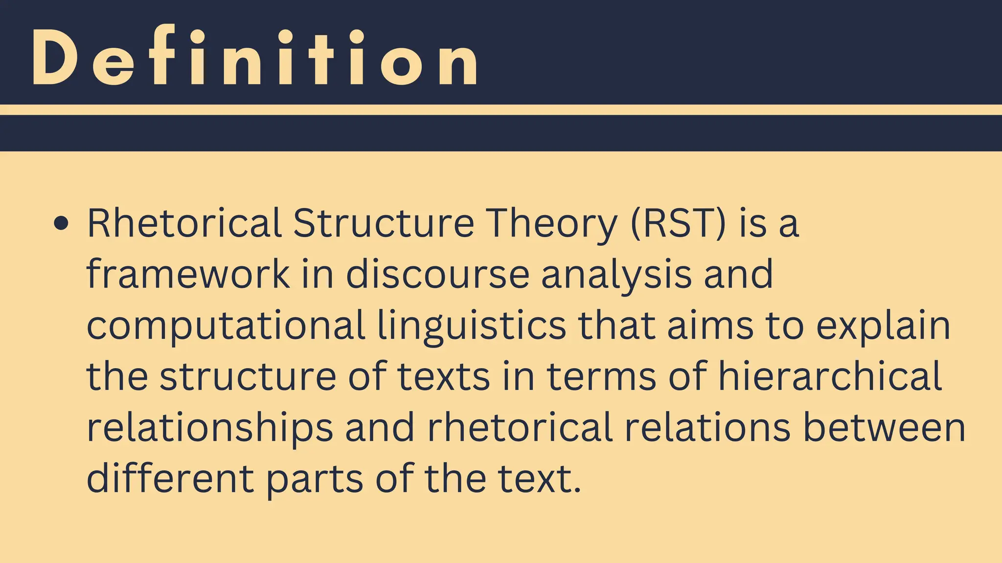 Rhetorical Structure Model in Advanced Discourse Analysis | PDF