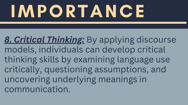 Rhetorical Structure Model in Advanced Discourse Analysis | PPT
