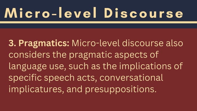 Rhetorical Structure Model in Advanced Discourse Analysis | PPT