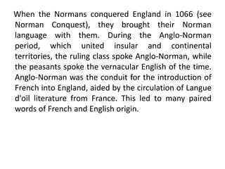 Etymology an overview by Dominic de Neuville | PPTX