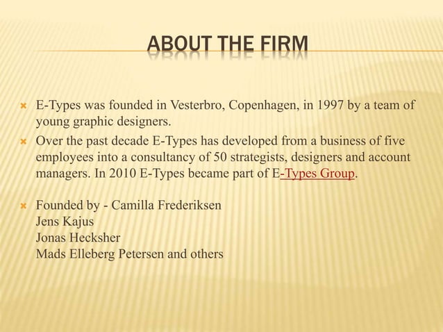 Strategy Formulation E types | PPT