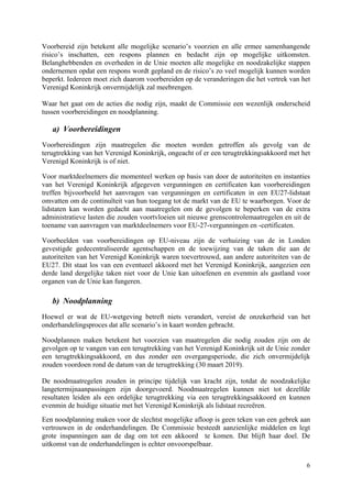 EU maakt noodplan voor mislukte Brexit | PDF | Business and Finance