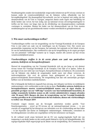 EU maakt noodplan voor mislukte Brexit | PDF | Business and Finance