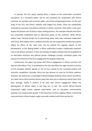 Competing World-Visions? China’s and the EU’s Africa-Policies | PDF | Africa Travel | Travel ...