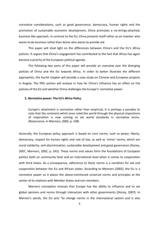 Competing World-Visions? China’s and the EU’s Africa-Policies | PDF | Africa Travel | Travel ...