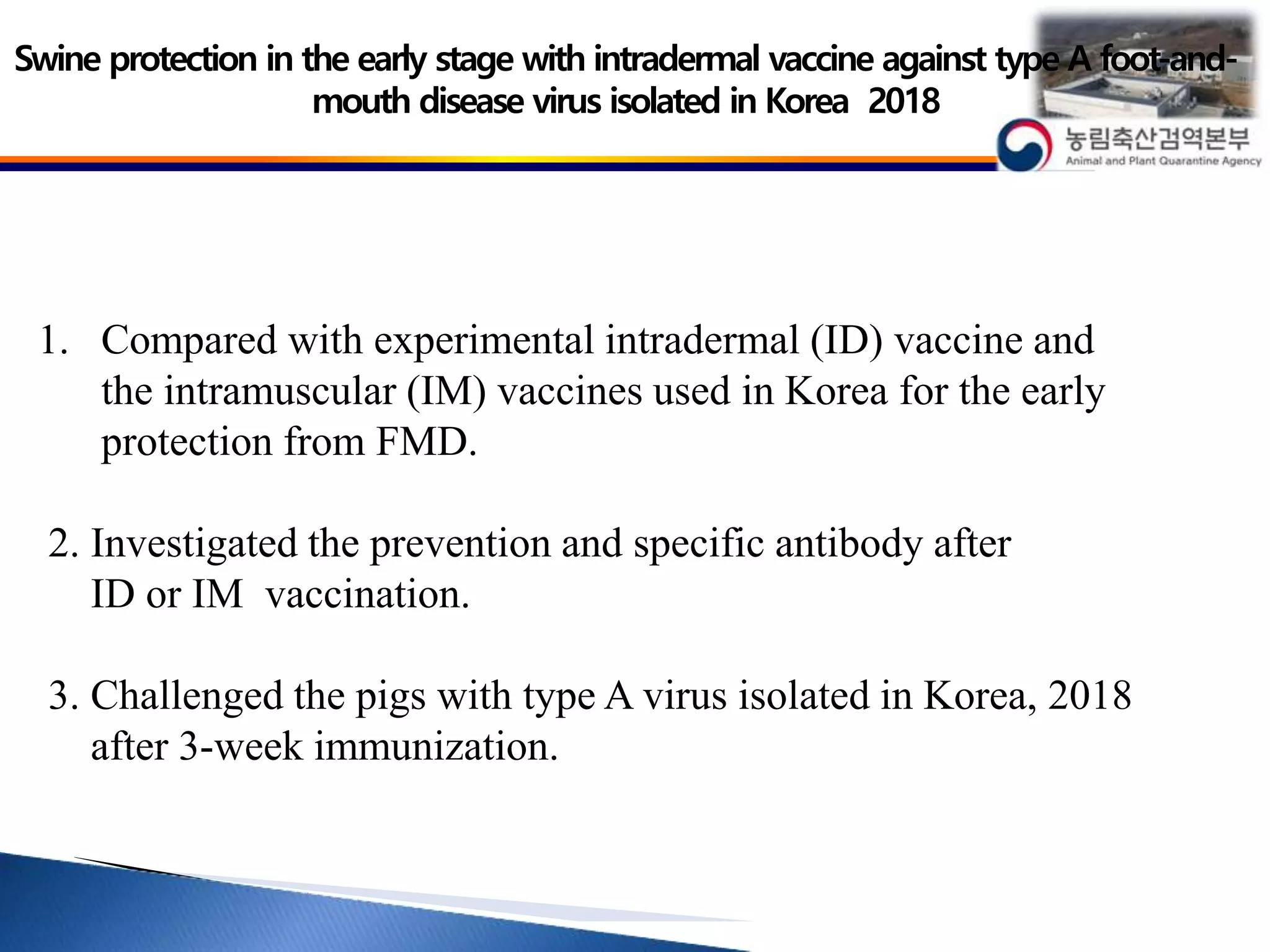 OS20 - Swine protection in the early stage with intradermal vaccine ...