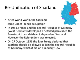 Formation of European union: till Treaty of Rome (1951- 1957) | PPTX