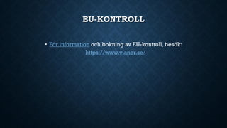 Eu kontroll | PDF