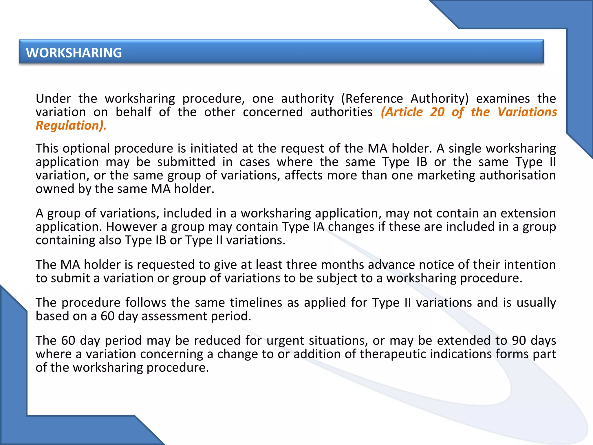 EU - Regulatory Evaluation Process | PPT