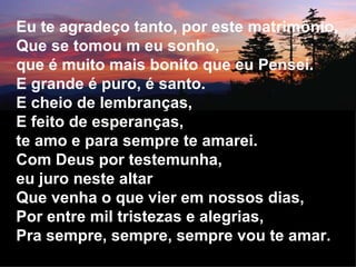 Eu Te Agradeço Tanto | PPT