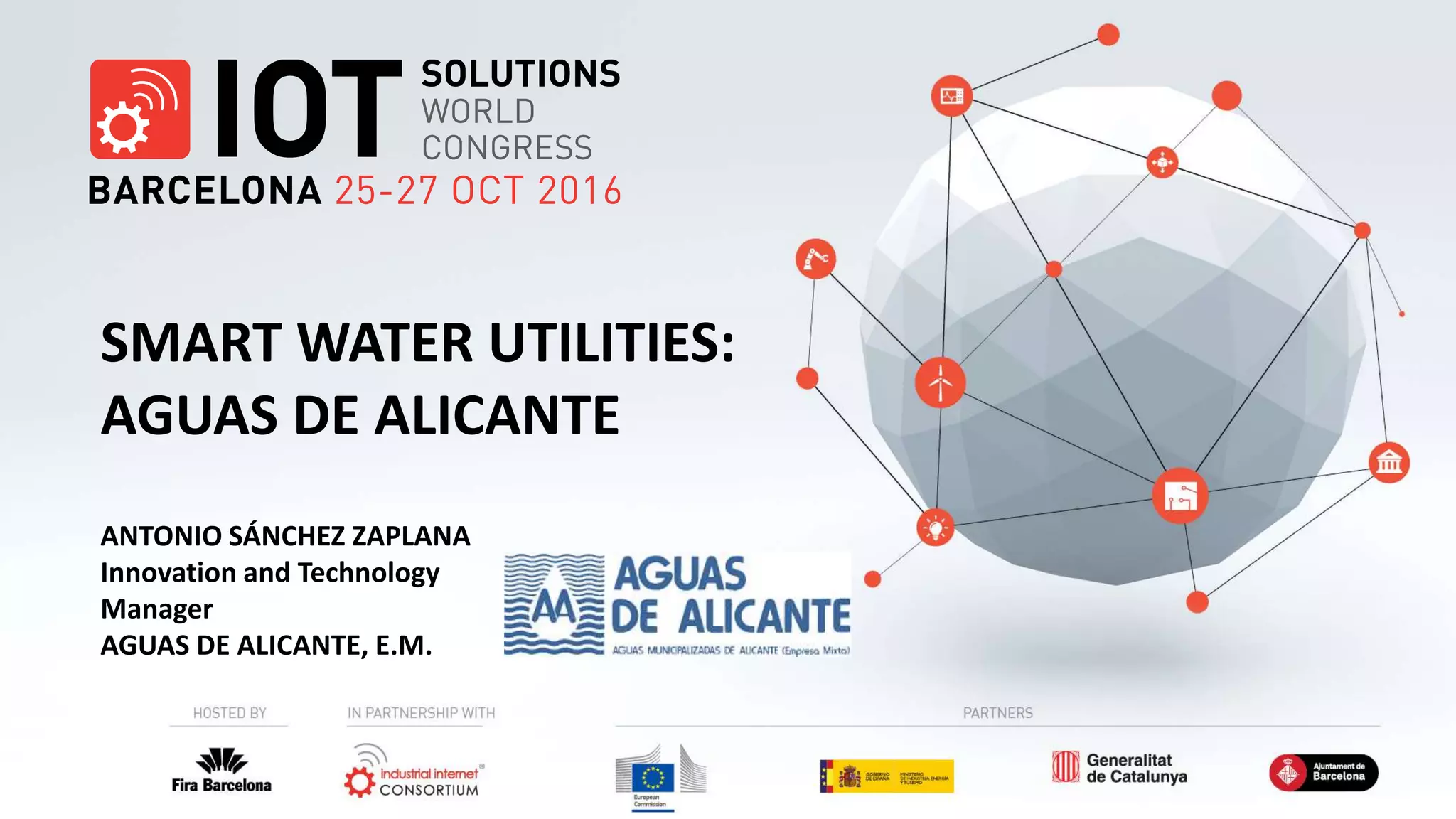 Smart Water Utilities: Aguas de Alicante | PPT