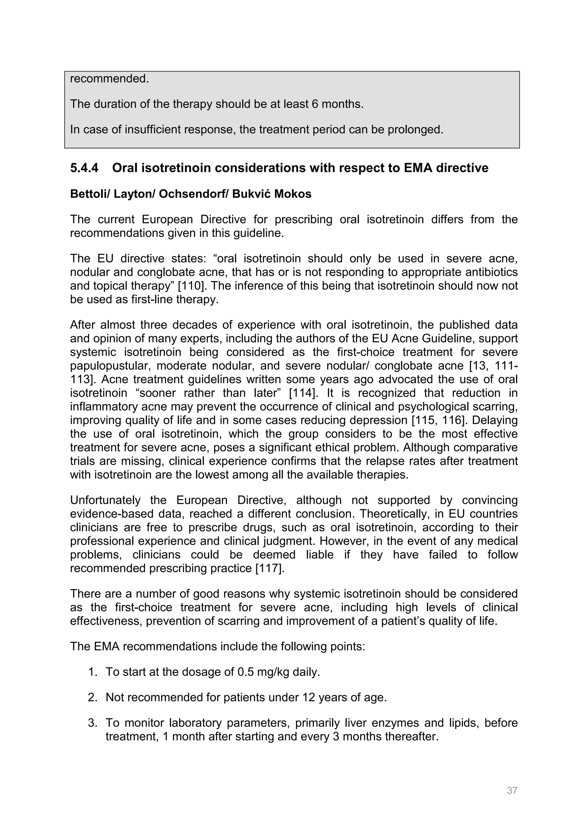 Eu acne guideline 2016 | PDF