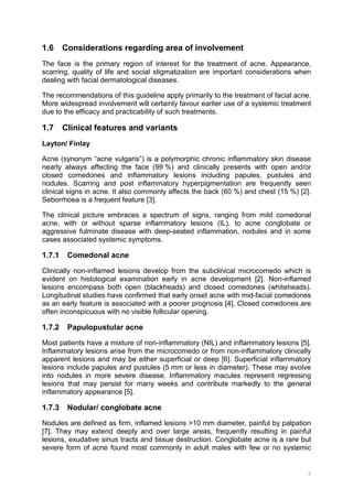 Eu acne guideline 2016 | PDF