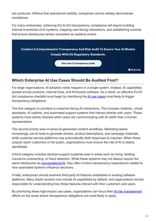 EU AI Act 2026 Ready for Transparency Audits Your Step-by-Step ...