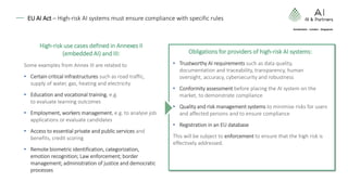 Navigating the New EU AI Act (Data & Analytics) | PDF