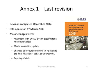 EU GMP Annex1 Review | PPTX
