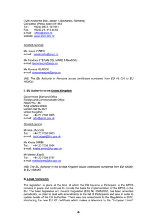 2012 KIMBERLEY PROCESS CERTIFICATION SCHEME European Union Annual ...