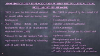 EUROPE ANNUAL SAFETY REPORT DOCUMENTS [ASR] | PPTX