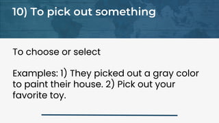 Phrasal Verb Launch Introduction | PPT