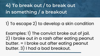 Phrasal Verb Launch: 10 Common Phrasal Verbs | PPT