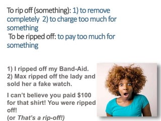 Phrasal Verbs with OFF: Part 2 | PPT