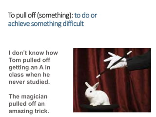 Phrasal Verbs with OFF: Part 2 | PPT