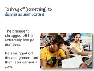 Phrasal Verbs with OFF: Part 2 | PPTX