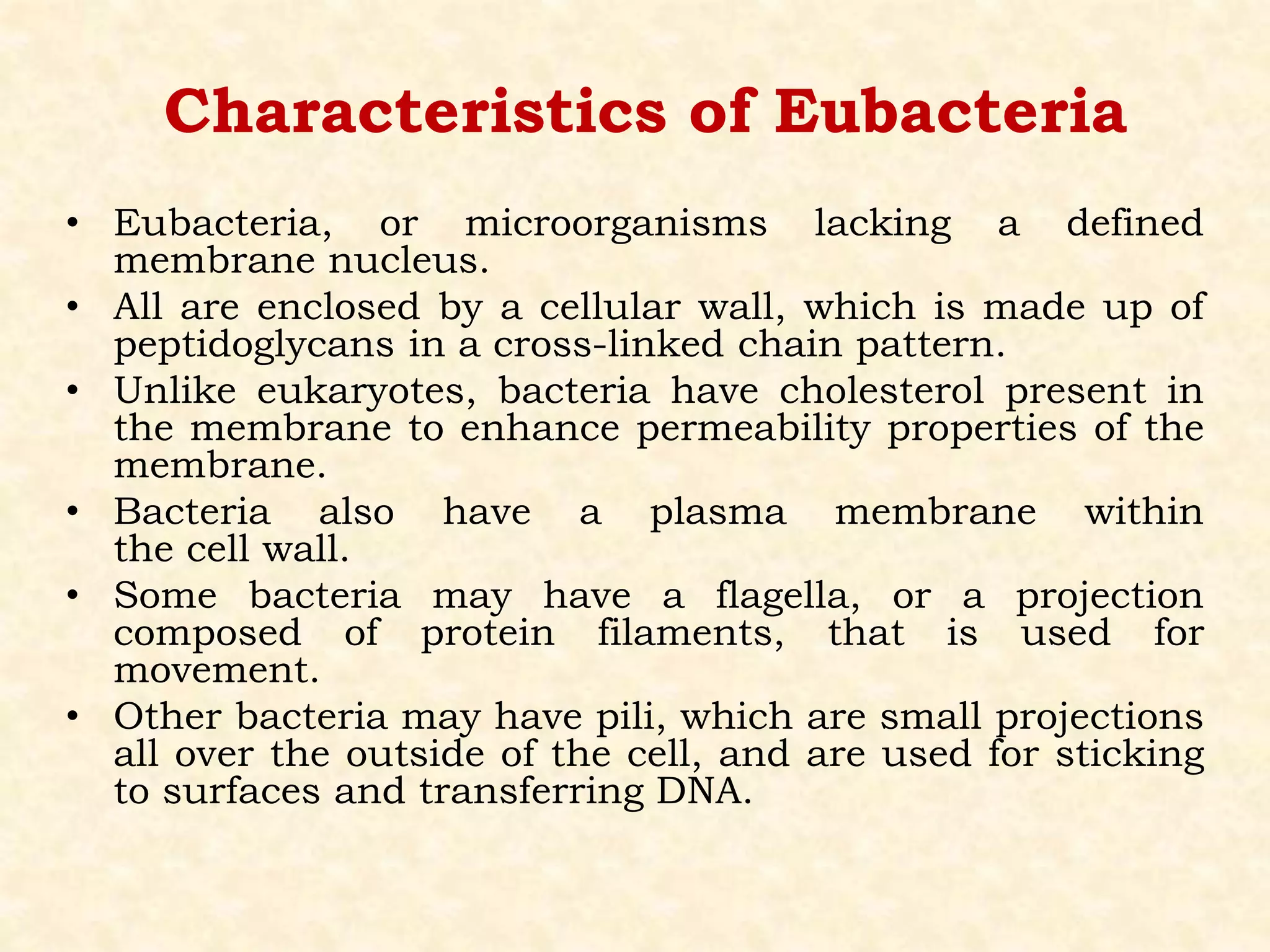 Eubacteria | PPTX
