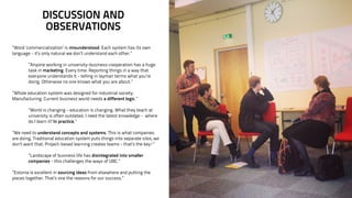 EUBIC Learning Camp documentation, May 2014 | PPT