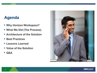 VMworld 2013: VMware Horizon Workspace at Scale: Deploying to 15,000 ...