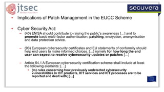 EUCA22 - Patch Management ISO_IEC 15408 & 18045 | PPTX | Operating ...