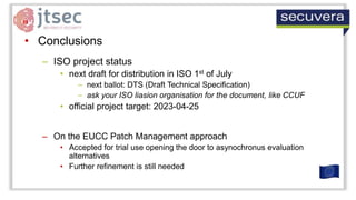 EUCA22 - Patch Management ISO_IEC 15408 & 18045 | PPTX | Operating ...
