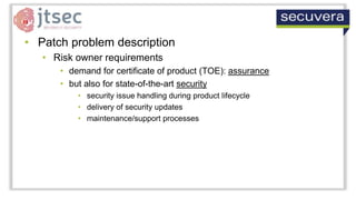 EUCA22 - Patch Management ISO_IEC 15408 & 18045 | PPTX | Operating ...