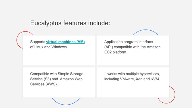 Eucalyptus cloud computing | PPTX | Computing | Technology & Computing