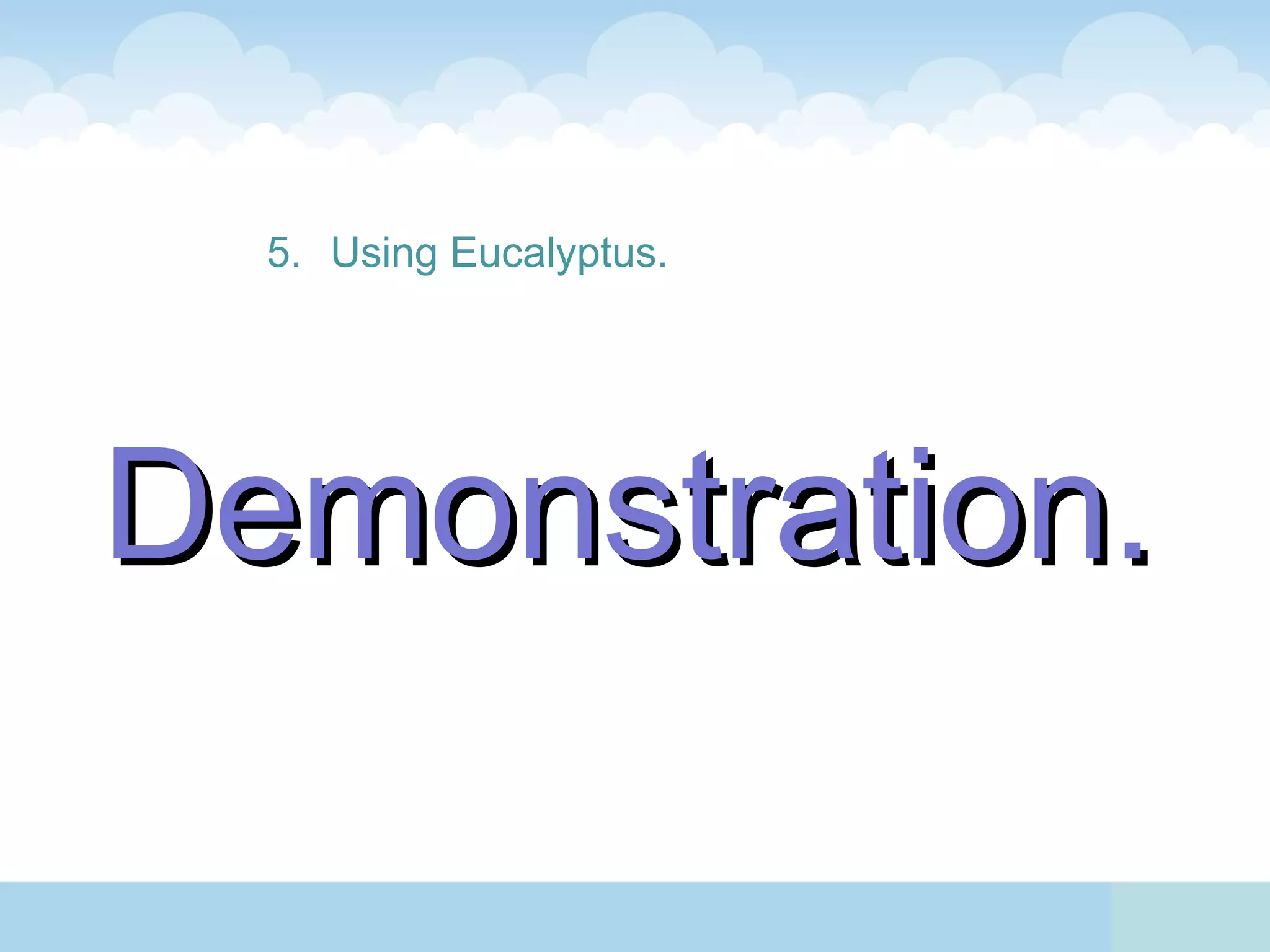 Eucalyptus presentation ( LSI cloud computing ) | PPT
