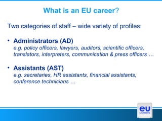 EU Careers | PPS | Career Advice | Careers