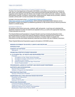 Eucation discipline code-kindergarten-grade-5-english | PDF