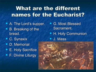 Eucharist | PPT