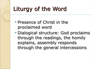 Spirituality of eucharist Explained in a presentation | PPT