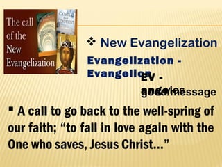Eucharist and new evangelization | PPT | Christianity | Religion ...