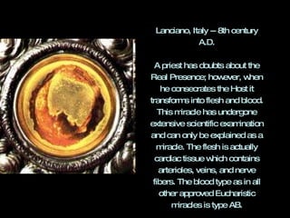 Eucharistic Miracles | PPT