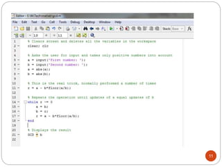 Eucledian algorithm for gcd of integers and polynomials | PPTX