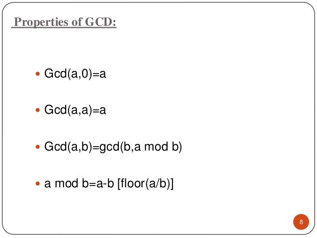 Eucledian algorithm for gcd of integers and polynomials