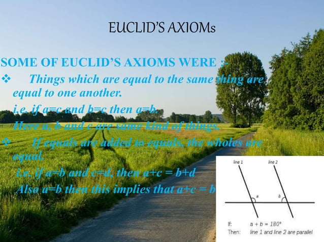 Euclid geometry | PPTX