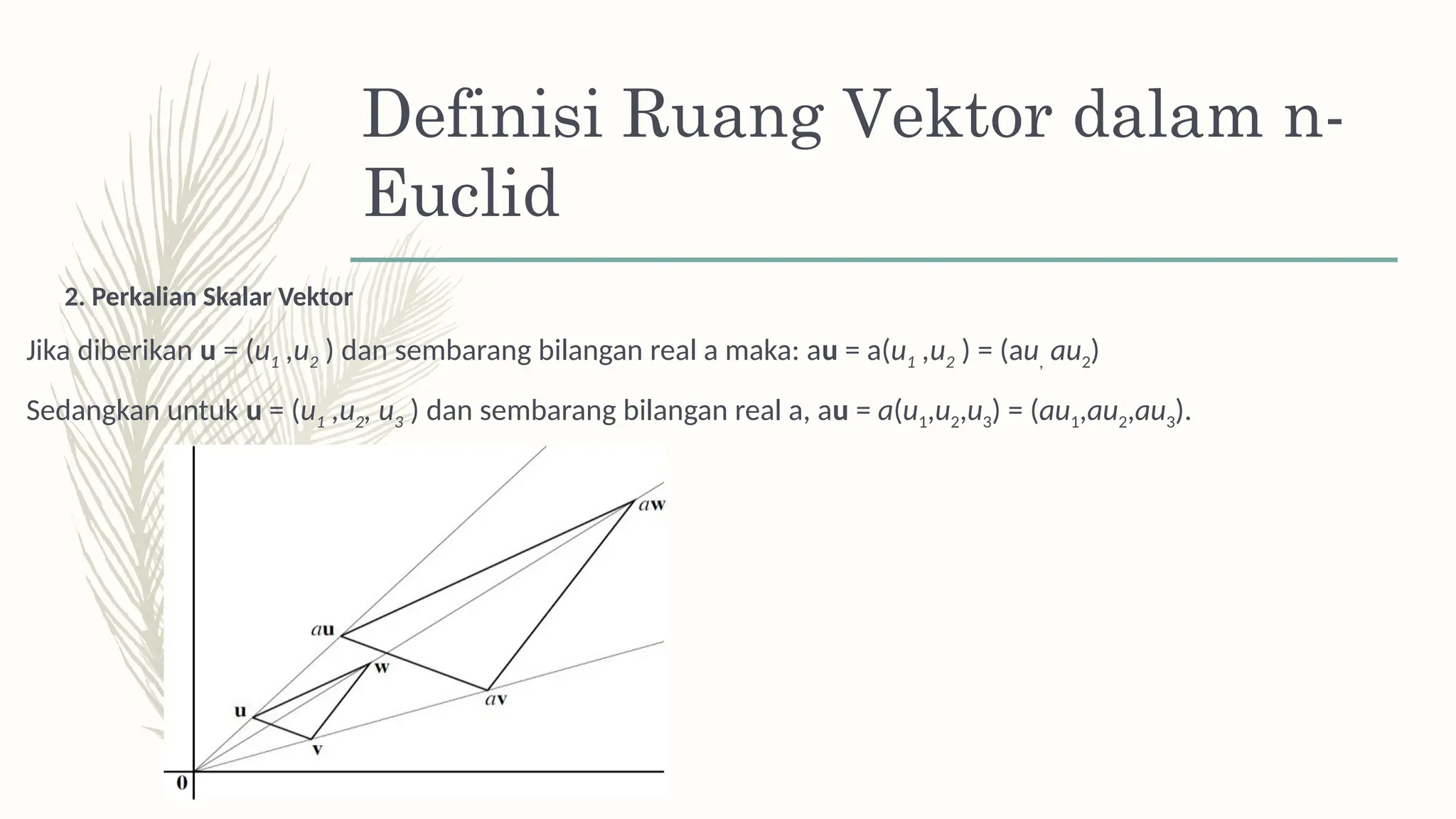 Pengenalan Ruang Euclid dalam Matematika | PPTX