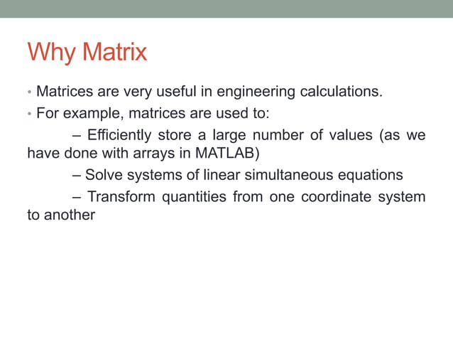 Euclid algorithm and congruence matrix | PPTX